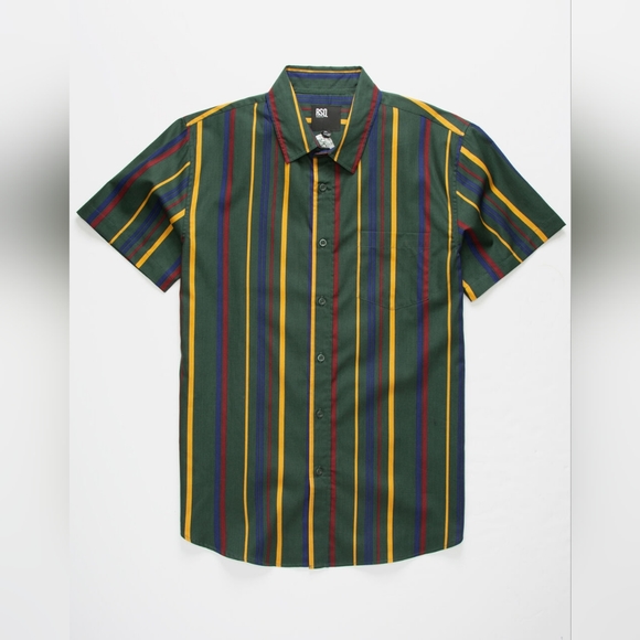 RSQ | Shirts | Thrifted Rsq Barcelona Striped Mens Shirt | Poshmark